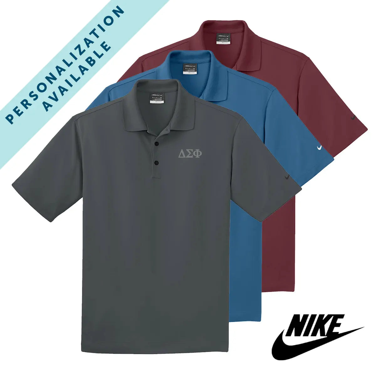 Fraternity Nike Embroidered Performance Polo - Campus Classics