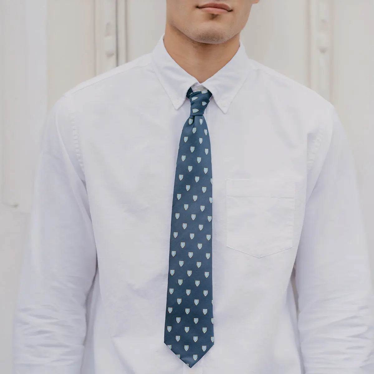 Sigma Chi Shield Silk Tie - Campus Classics