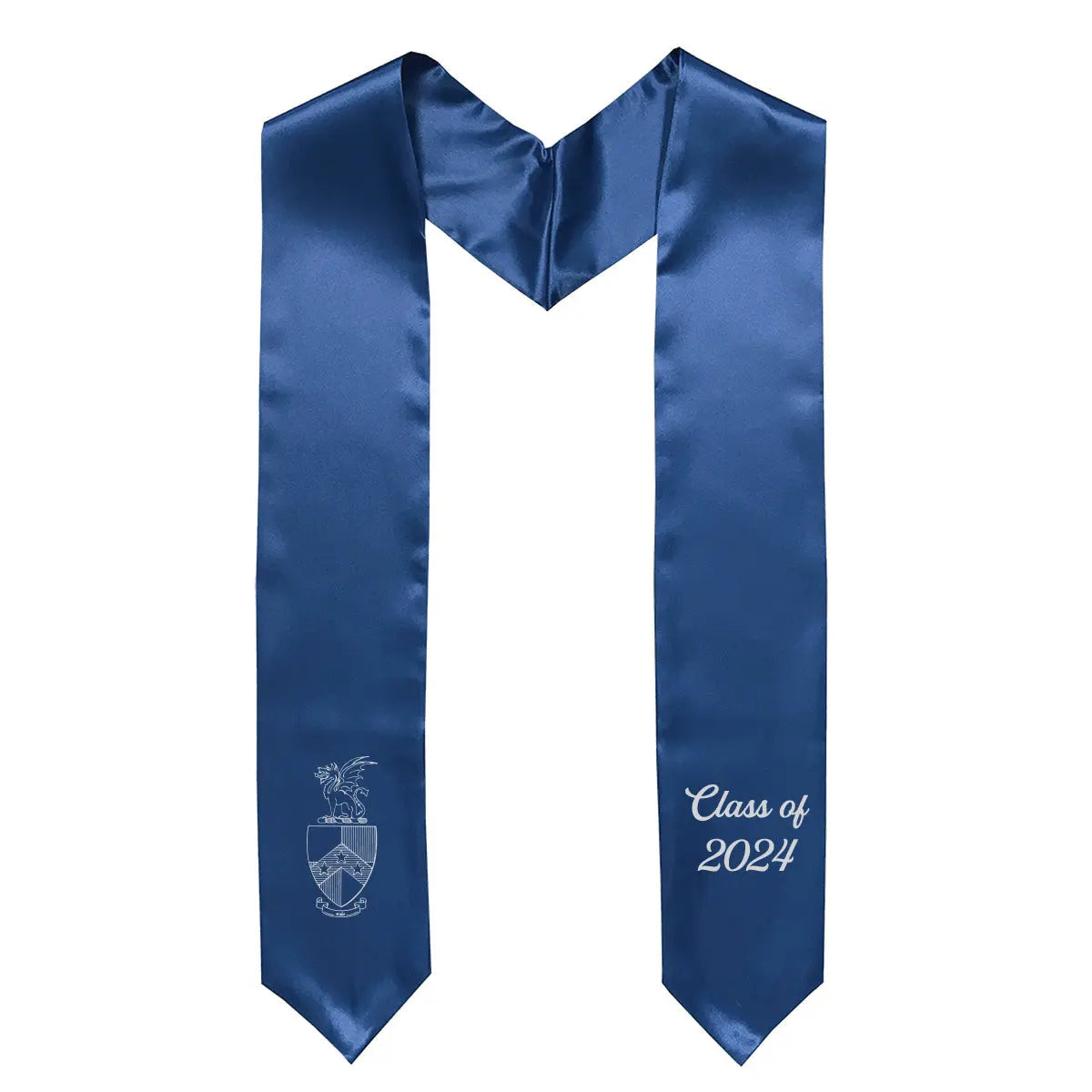 Beta Royal Embroidered Crest Graduation Stole – Campus Classics
