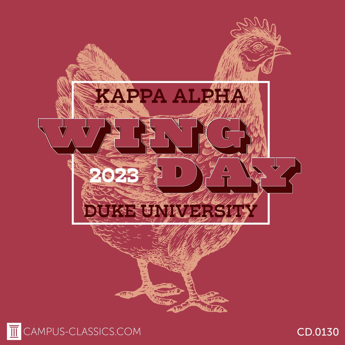 Red Kappa Alpha Wing Day with Chicken – Campus Classics